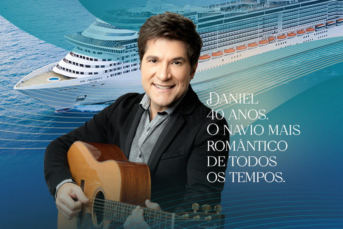 Daniel anuncia navio para celebrar 40 anos de carreira - MS Notícias